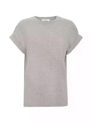 Victoria Beckham Tilly Rolled-sleeve T-shirt - Grey