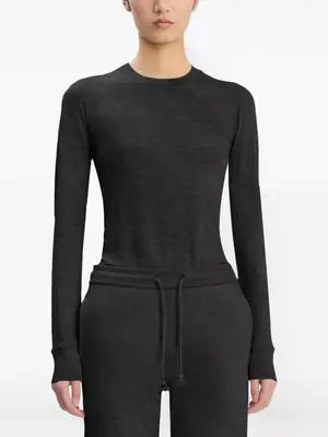 Victoria Beckham Long Sleeve Crew Neck T-shirt