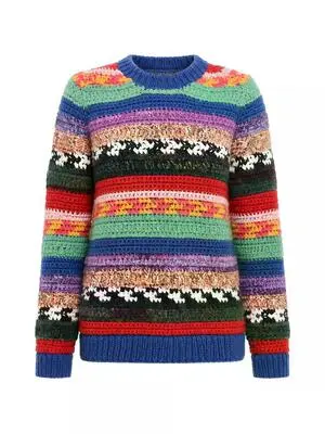 Dsquared2 Multicolor Stripe Knit Sweater