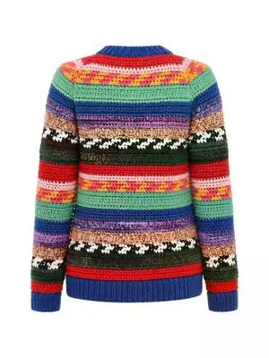 Dsquared2 Multicolor Stripe Knit Sweater
