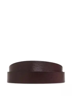 Victoria Beckham Portofino Mirror Leather Belt - Brown