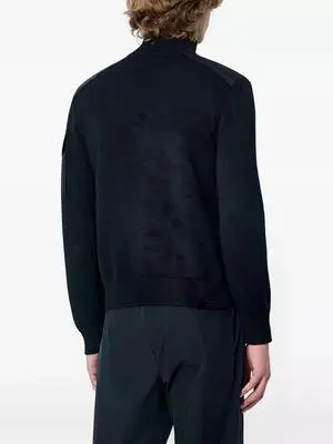 Moncler Zip-up High-neck Sweater