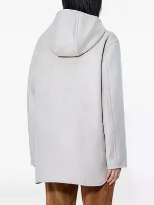 Moncler Hooded Zip-front Coat