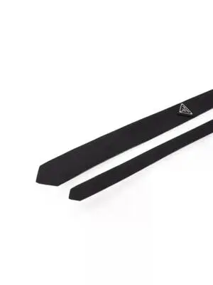 Prada Re-nylon Logo Plaque Neck Tie