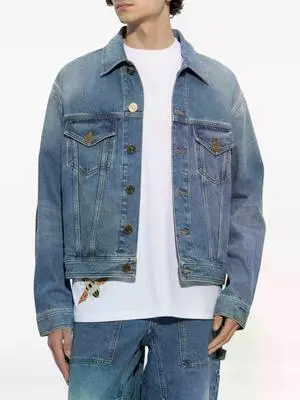 Balmain Logo-embossed Denim Jacket