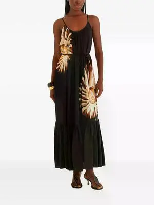 Farm Rio Open Back Maxi Dress