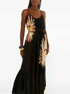 Farm Rio Open Back Maxi Dress