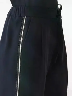 Fabiana Filippi Navy Side-stripe Trousers