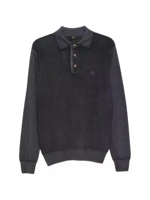 Etro Long Sleeve Polos For Men