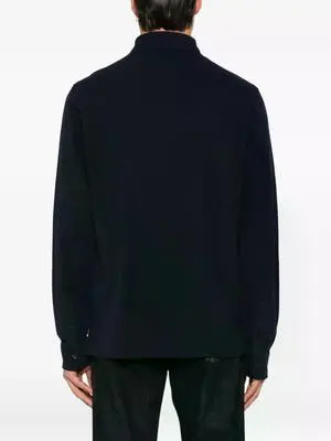 Etro Logo-embroidered Long-sleeve Polo Shirt