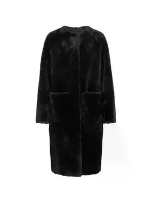 BLANCHA Shearling Panelled Coat