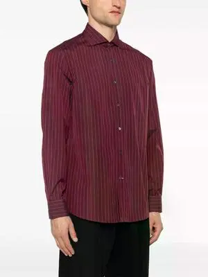 Brunello Cucinelli Pinstripe-pattern Long-sleeve Shirt