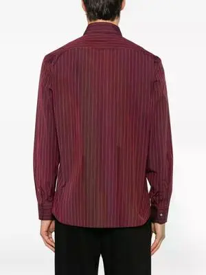 Brunello Cucinelli Pinstripe-pattern Long-sleeve Shirt
