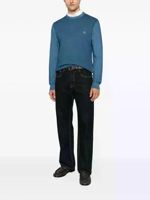 Etro Logo-embroidered Crew Neck Sweater