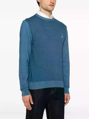 Etro Logo-embroidered Crew Neck Sweater