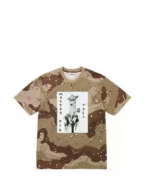 Supreme X Mike Kelley Camouflage Print T-shirt