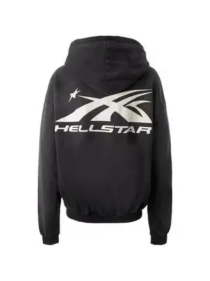 HELLSTAR Logo-print Zip-up Hoodie