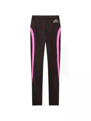 Balenciaga Logo-print Panelled Leggings