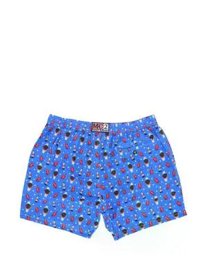 MC2 SAINT BARTH Graphic Print Drawstring Swim Shorts