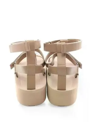 Hermès Enid Leather Platform Sandals
