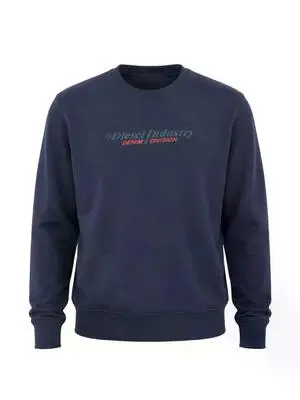 DIESEL® Logo Print Crewneck Sweatshirt