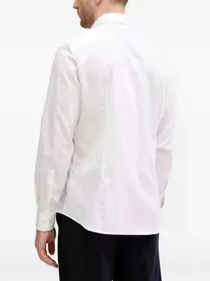 JOOP! Cornflower Pierce Logo-pattern Long-sleeved Shirt