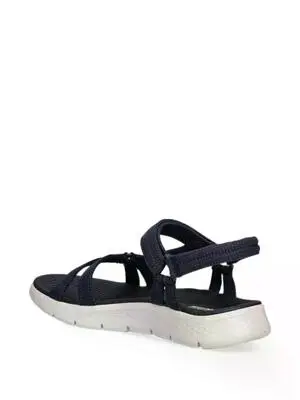 Sketchers Go Walk Flex Touch-strap Sandals - Blue
