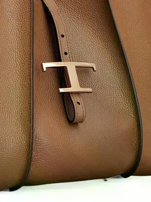 TOD'S Timeless Shopping Bag In Leather - Brown