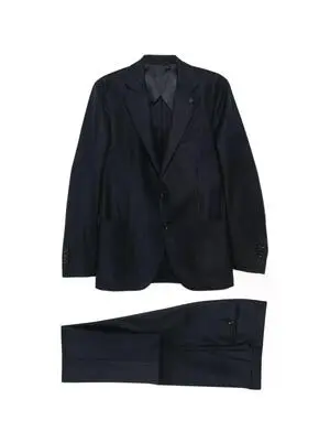 LARDINI Pinstripe Single-breasted Suit