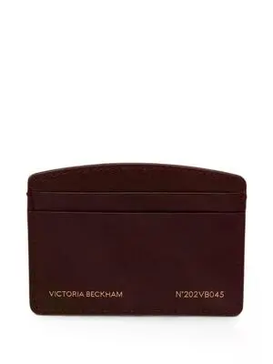 Victoria Beckham Leather Card Holder - Red