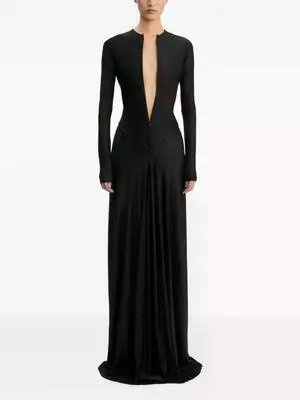 Victoria Beckham Cut-out Gathered Gown