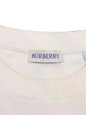 Burberry Cross-stitch Logo-print T-shirt