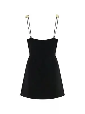 Alexis Basei Button-embellished Mini Dress