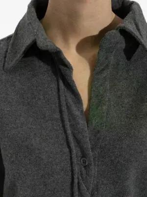 MAISON MARGIELA Button-up Curved Hem Shirt