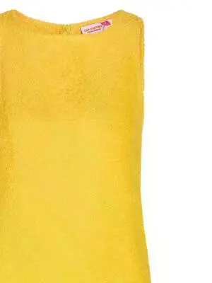 Cap D'antibes Manon Tassel-trim Mini Dress - Yellow