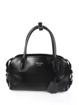 Prada Saffiano Leather Tote Bag - Black