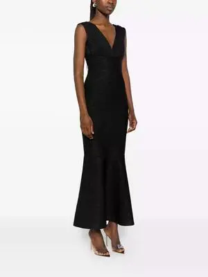 Herve Leger The Mira Bandage Maxi Dress