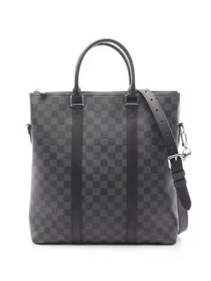LOUIS VUITTON 2021 Anton Damier Graphite Tote Bag - Grey