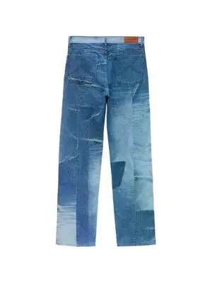 Kenzo Patchwork Design Jeans