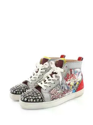 CHRISTIAN LOUBOUTIN High Top Sequin Sneakers