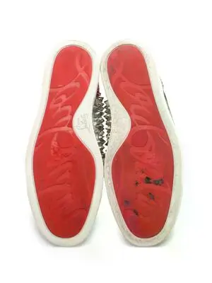 CHRISTIAN LOUBOUTIN High Top Sequin Sneakers