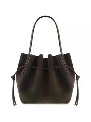 Yuzefi Mini Suede Tote Bag - Brown