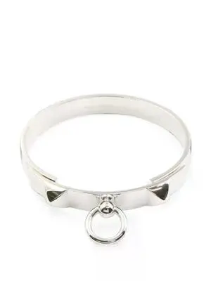 Hermès Collier De Chien Bangle - Silver