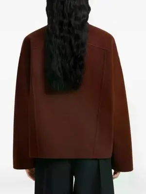 Marni Single-breasted Logo Embroidered Jacket