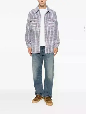 GOD'S TRUE CASHMERE Modern Heritage Check Cashmere Shirt