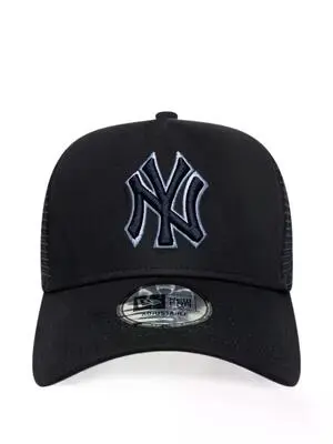 New Era Mlb Outline New York Yankees Trucker Cap - Blue