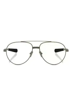 Moncler Pilot-frame Glasses - Matte Anthracite