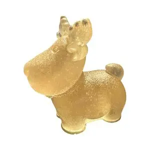 BY SHAX Sparkly Reindeer Figurine - Gold
