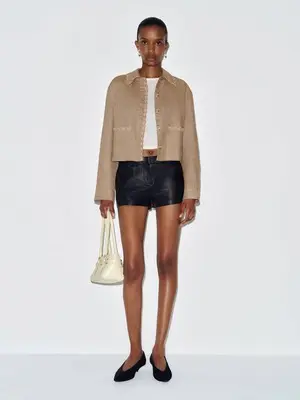 REFORMATION Jordan Jacket - Natural