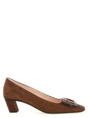 ROGER VIVIER Belle Vivier Leather Pumps With Buckle Detail
